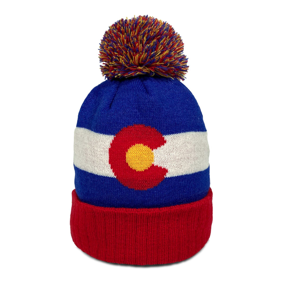 Kids Colorado Flag Beanie