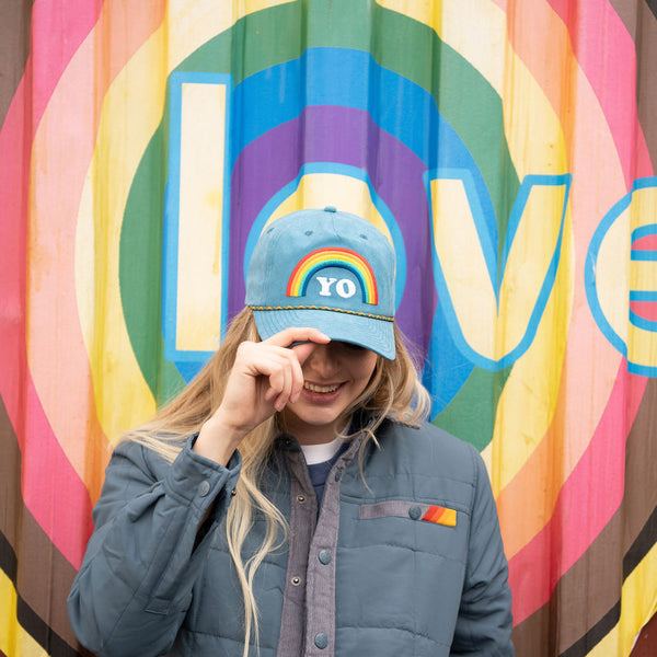 Imagination Rainbow Rope Hat